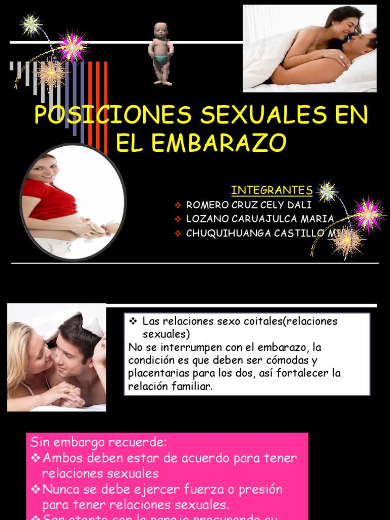 Posiciones Sexuales En El Embarazo Pdf Relaciones Sexuales Vagina