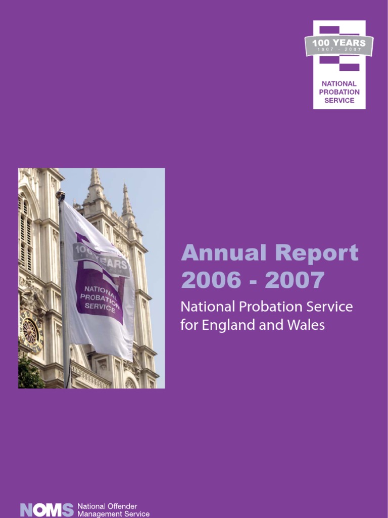Annual Report 2006 - 2007: National Probation Service For England and ...