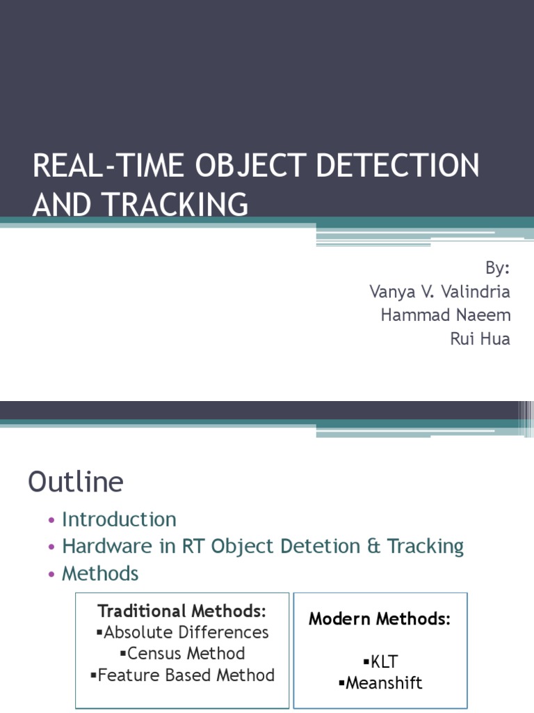 Object Detect and Track | PDF | Mean | Applied Mathematics
