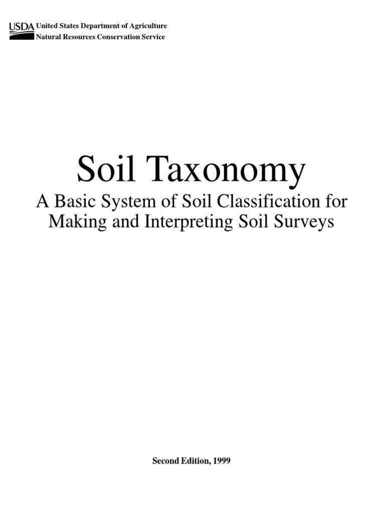 Soil Taxonomy | PDF