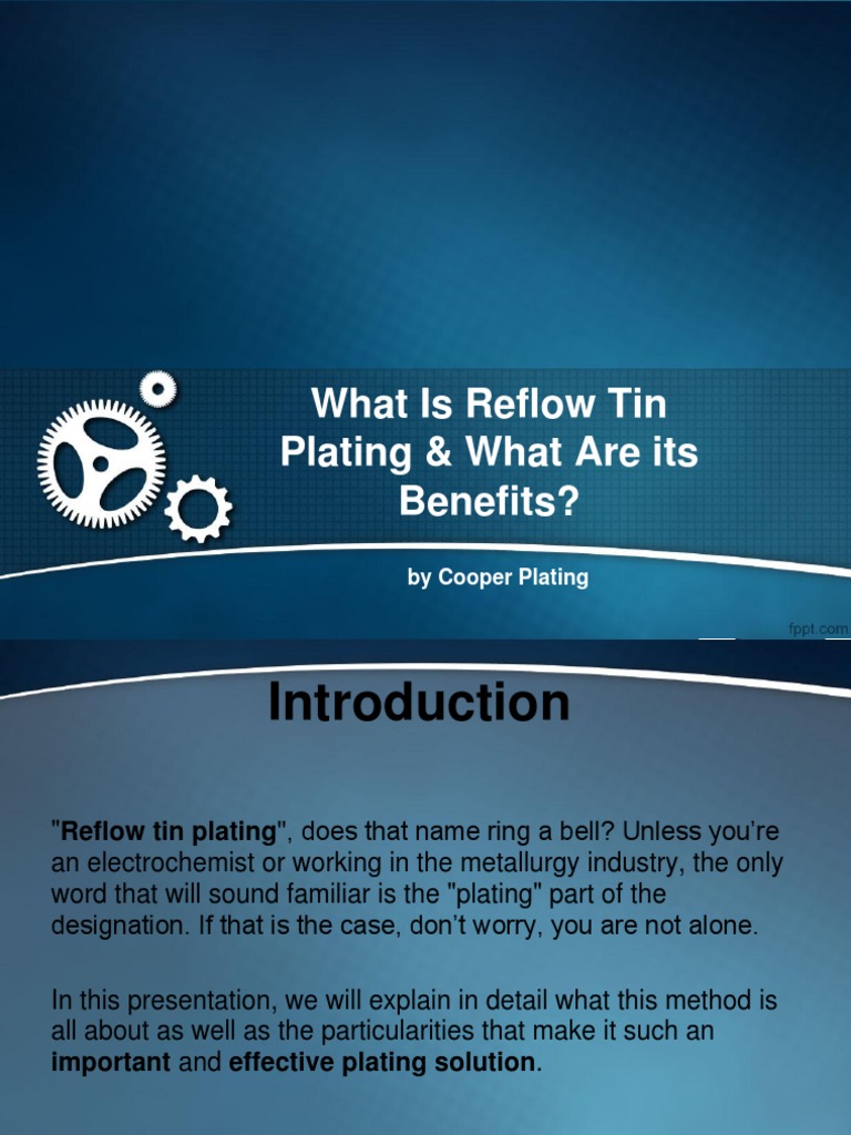 What Is Reflow Tin Plating & What Are Its Benefits? | Tin | Metals