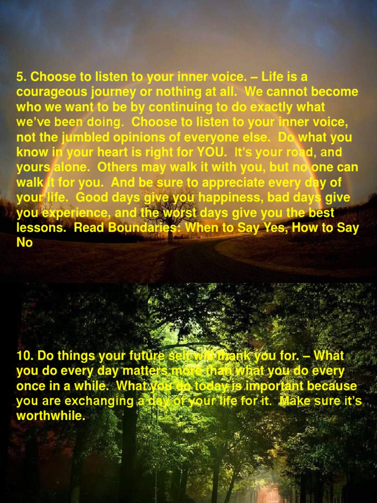 15 Ways To Live | PDF | Happiness