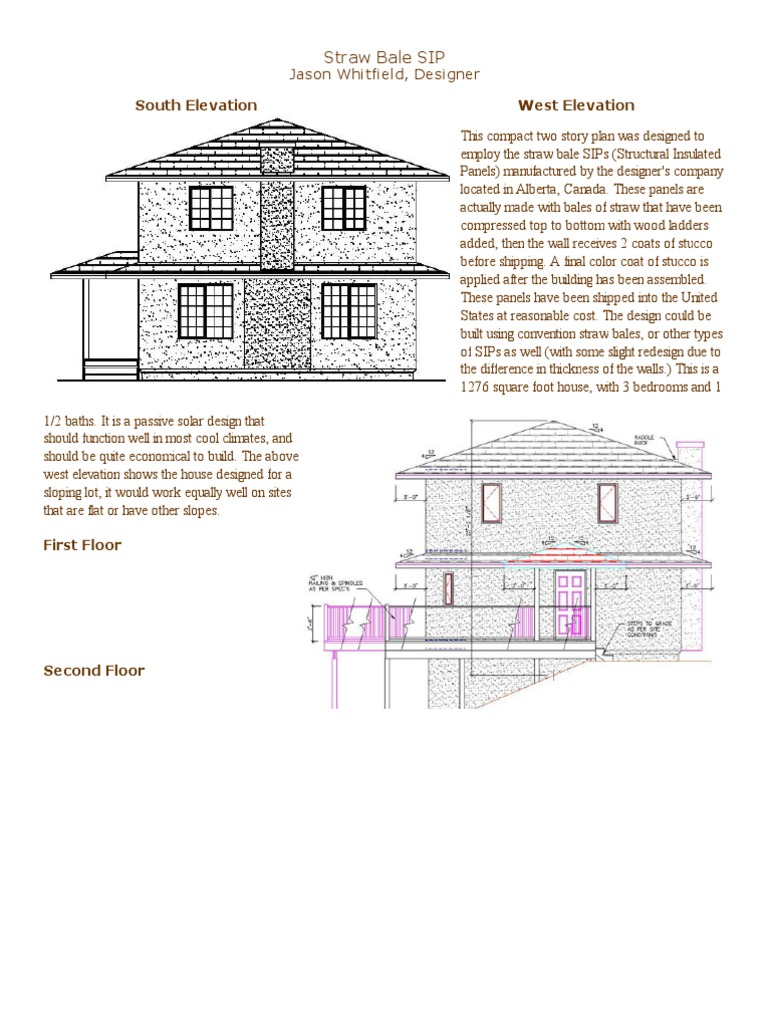 An Energy Efficient Passive Solar Home Utilizing Innovative Straw Bale ...