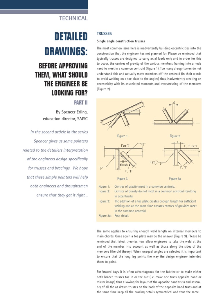 TRUSSES Detailed DRG | PDF | Truss | Column