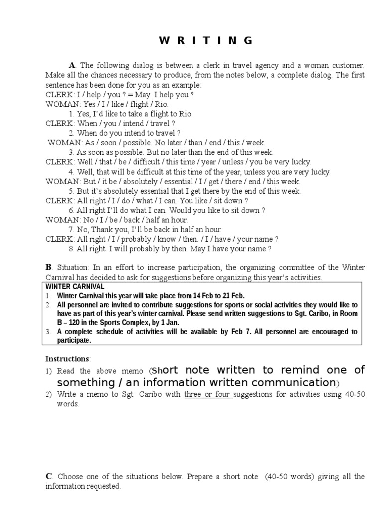 Writing | PDF