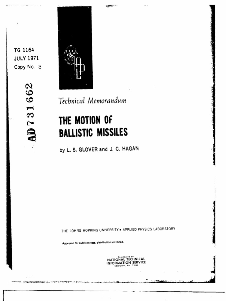 The Motion of Ballistic Missiles | PDF | Boundary Layer | Troposphere