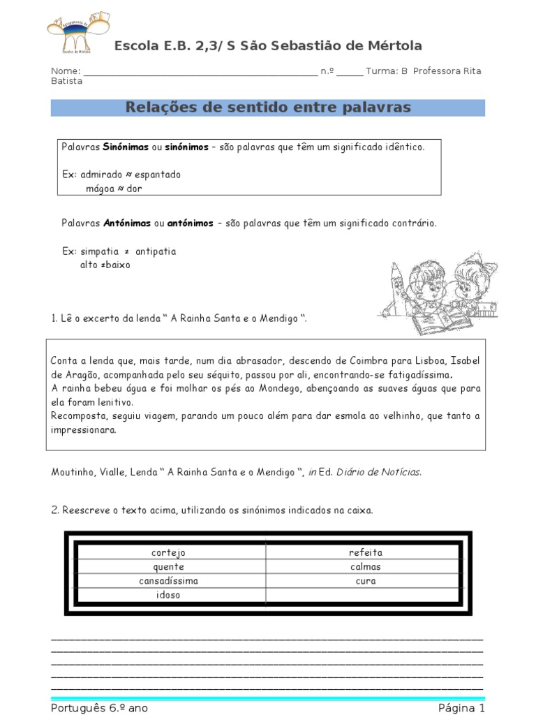 Relação de Forma e Sentido Entre Palavras | PDF | Linguística