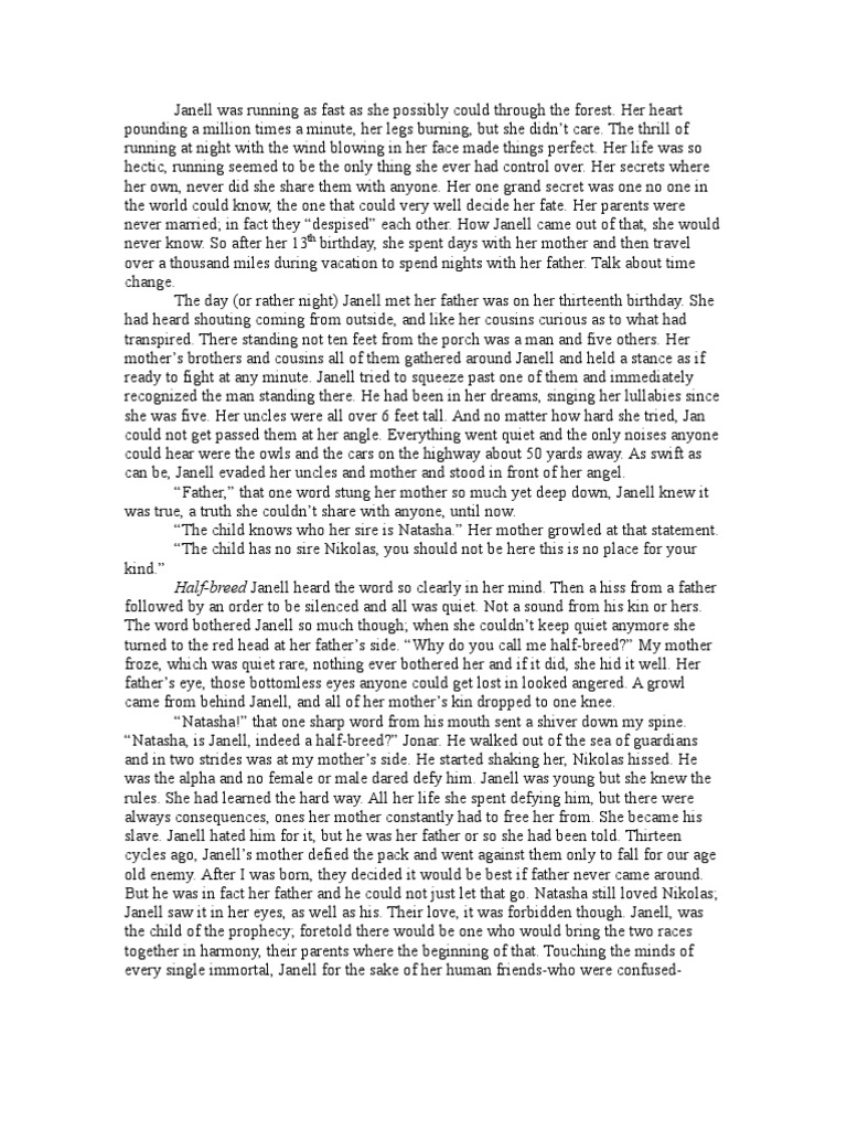 Half-Breed Janell Heard The Word So Clearly in Her Mind. Then A Hiss ...