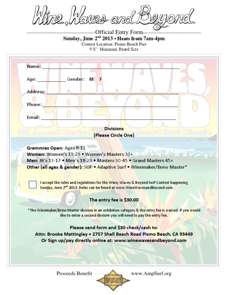 Contest Entry Form | PDF