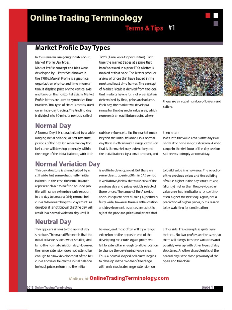 Market Profile Day Types Explained | PDF | Financial Economics | Market ...