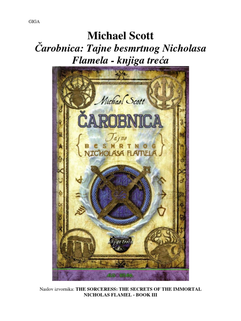 3michael Scott-Carobnica Tajne Besmrtnog Nicholasa Flamela 3 Dio | PDF
