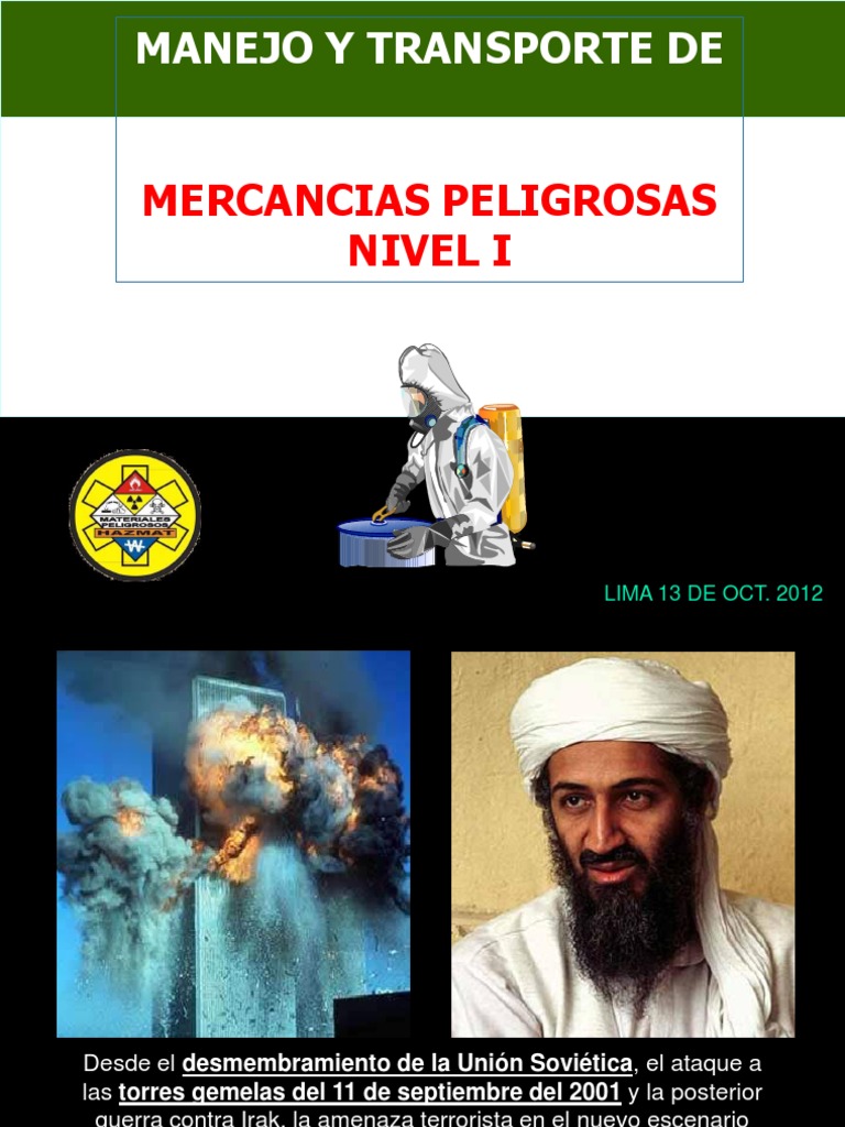Manejo y Transporte de Matpel I | PDF | Mercancías peligrosas | Arma ...