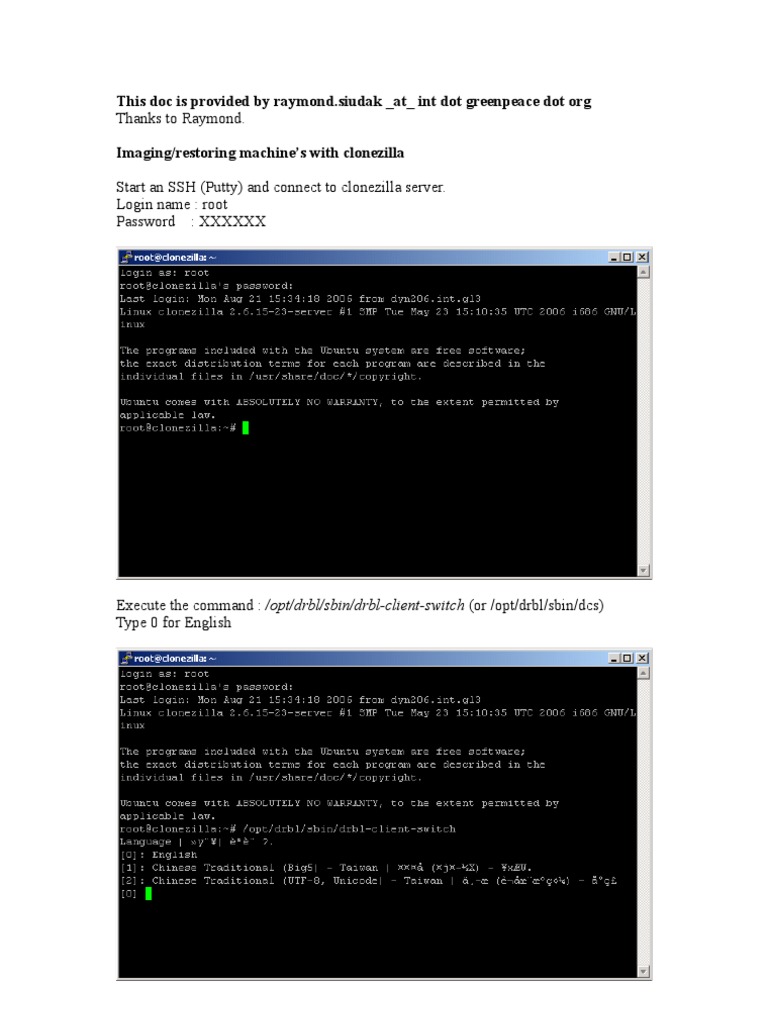 Clonezilla Setup for IT Professionals | PDF | Teaching Methods & Materials | Computers