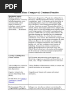 8th Grade Compare and Contrast Lesson Plan | PDF | Lesson Plan | Learning