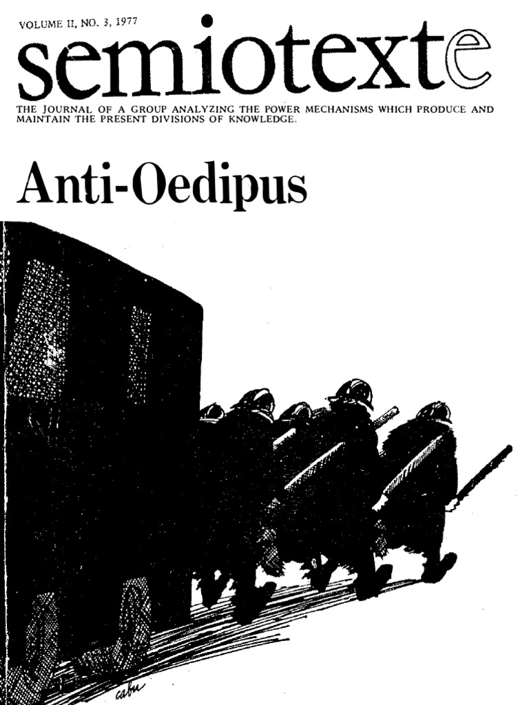 Semiotexte v2n3 Anti-Oedipus | Capitalism | Philosophical Movements