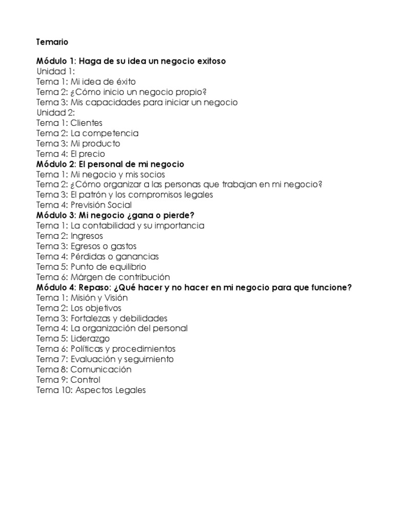 Mi Negocio | PDF | Planificación | Liderazgo