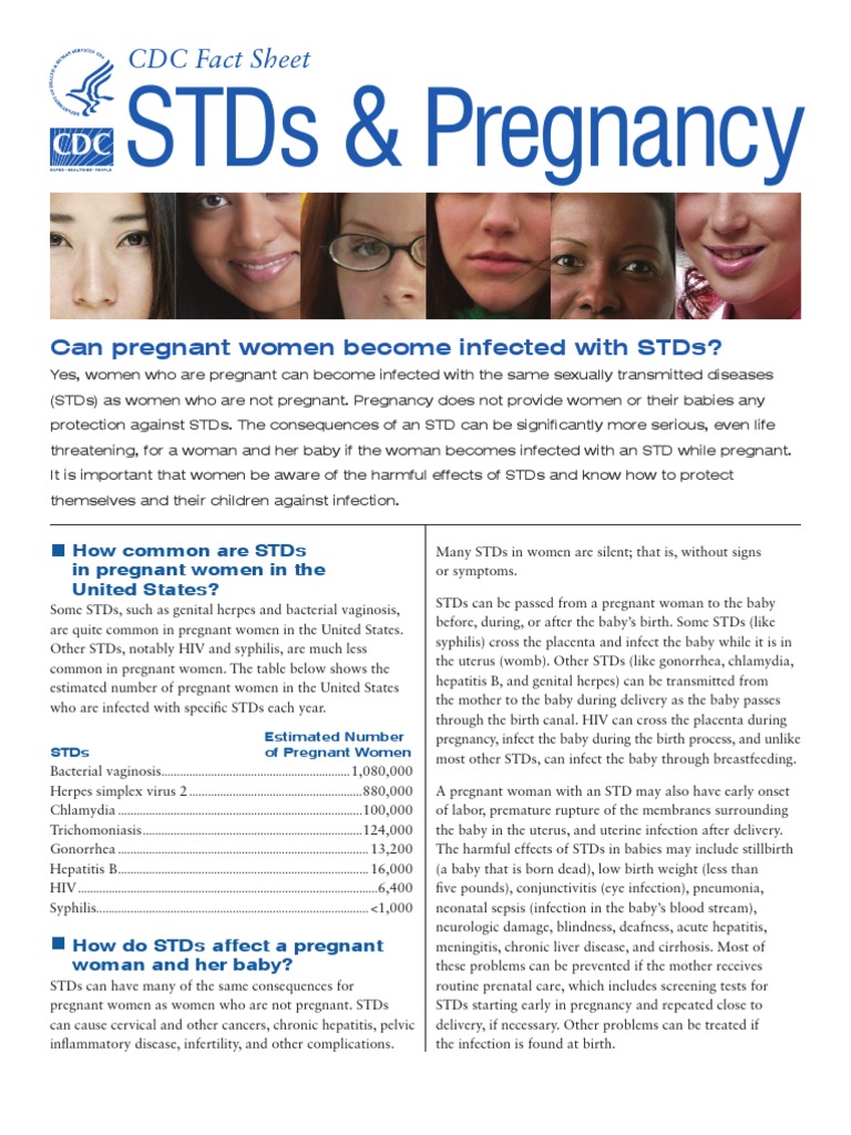 STDs and Pregnancy Fact Sheet | PDF | Gynaecologic Disorders | Sexually ...