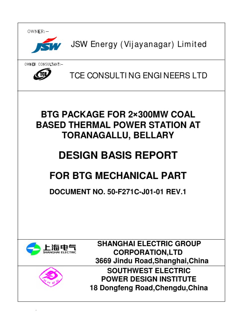 DBR 300 MW PDF | PDF | Boiler | Steam