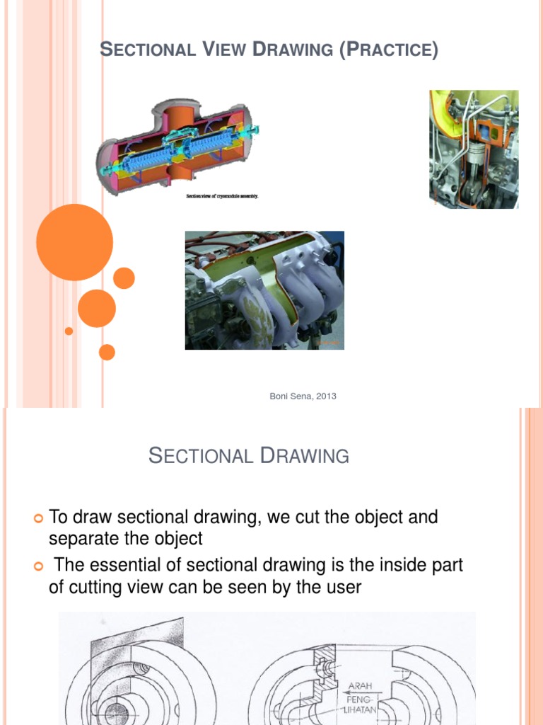Sectional View Drawing (Practice) | PDF