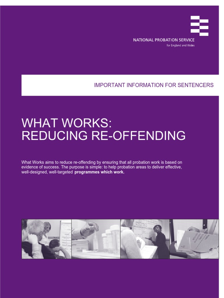 UK Home Office: What Works Reducing Reoffending Issue 2 | PDF ...