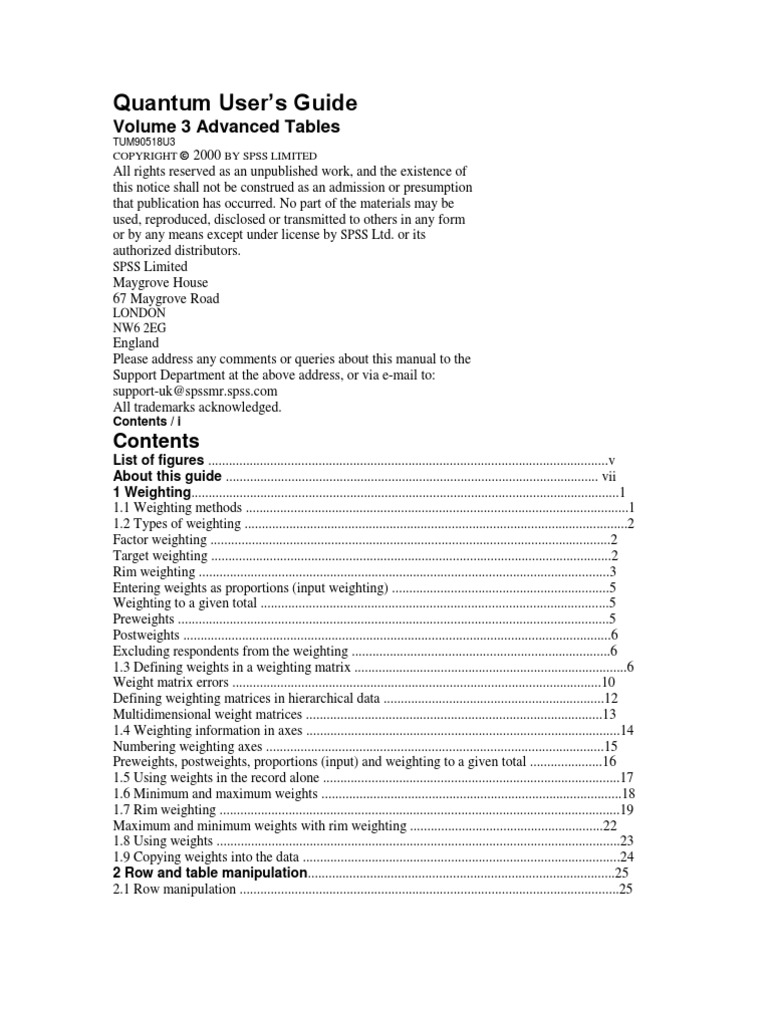 Quantum Users Guide-3 | PDF | Student's T Test | Statistical Hypothesis ...