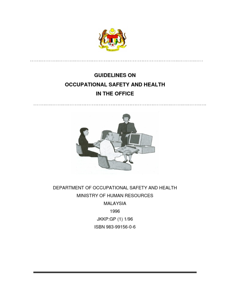 DOSH - Guidelines On OSH in The Office | PDF | Occupational Safety And ...