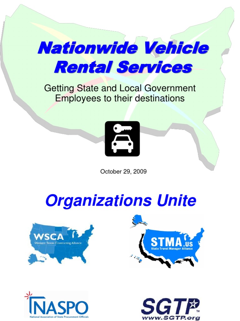 Nationwide Vehicle Rental Services: Getting State and Local Government ...