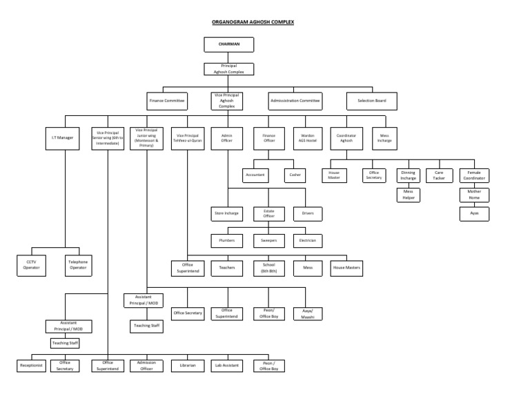 Organogram Aghosh Complex | PDF