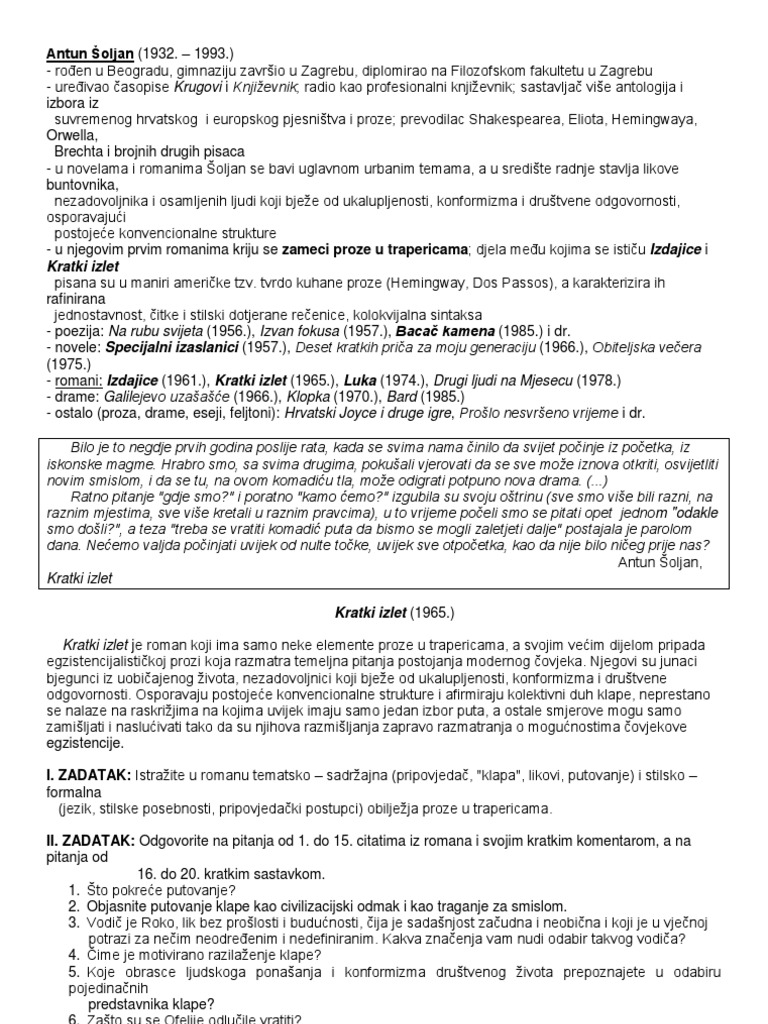 Antun Šoljan | PDF