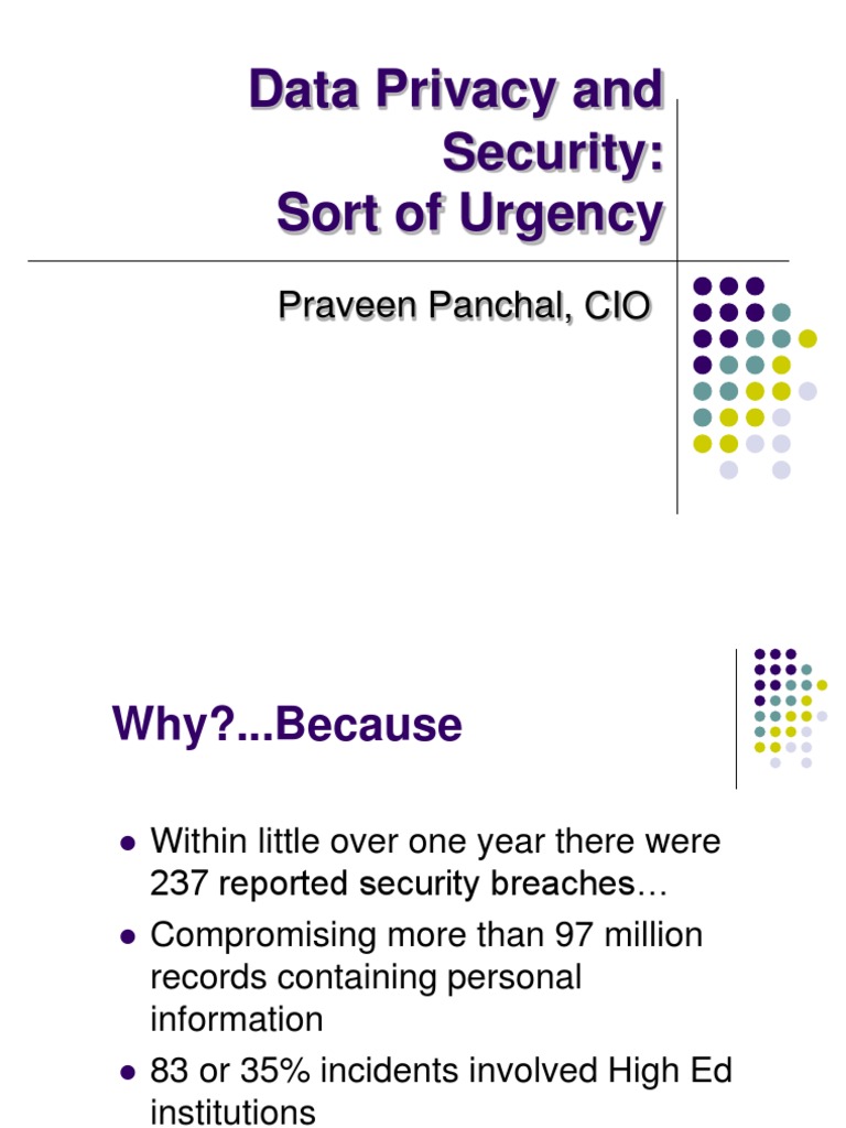 Data Privacy and Security-Rev1 | PDF | Computer Security | Security