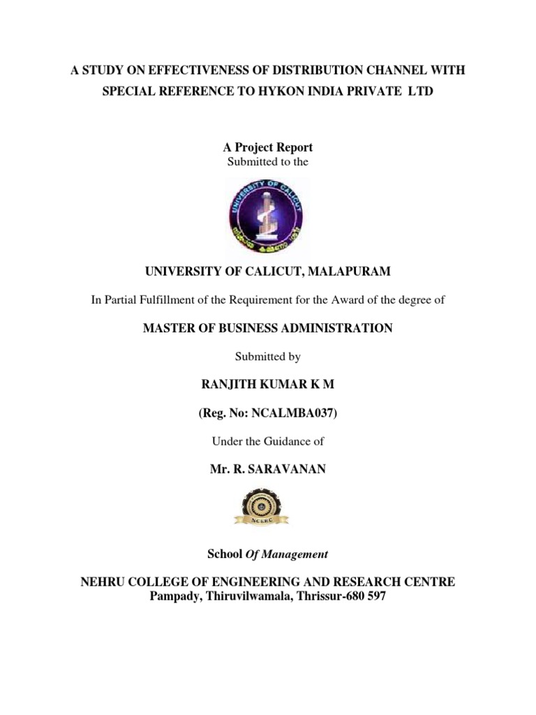 Submitted To The | PDF | Academic Degree | Academia