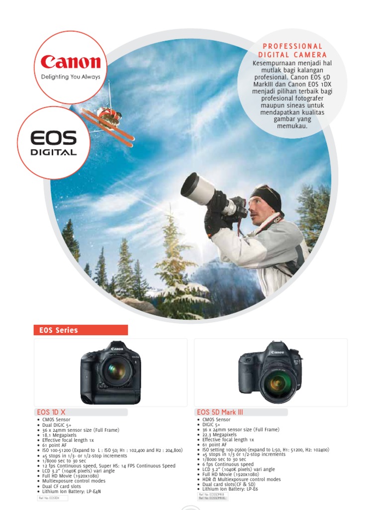 Canon Camera Settings Overview | PDF