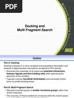 MOE Docking Tutorial Guide | PDF | Docking (Molecular) | Chemistry