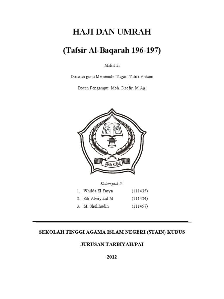 Makalah Tafsir Ahkam.3 | PDF