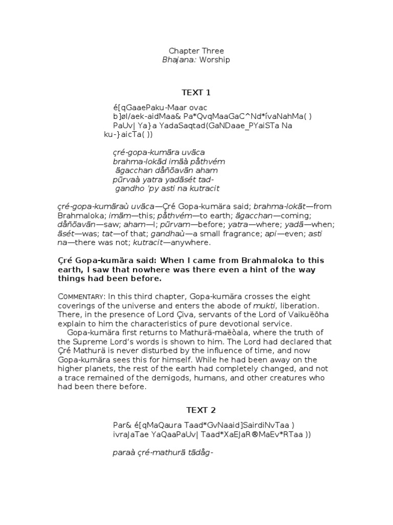 Part II CH 3 | PDF | Mantra | Bhakti