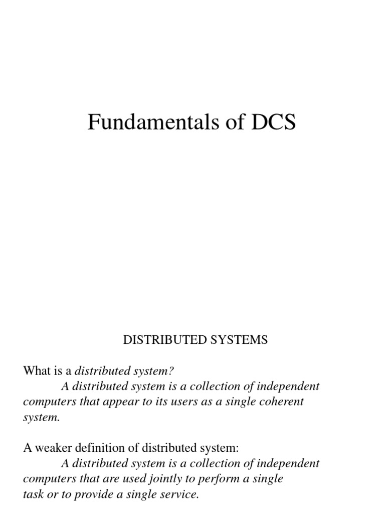 Chapter1 Dos | PDF | Message Passing | Distributed Computing