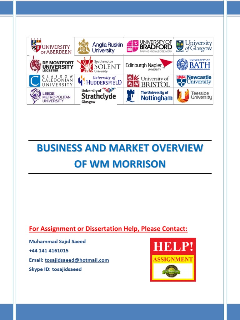 Morrison Marketing Strategy | PDF | Retail | Market Segmentation