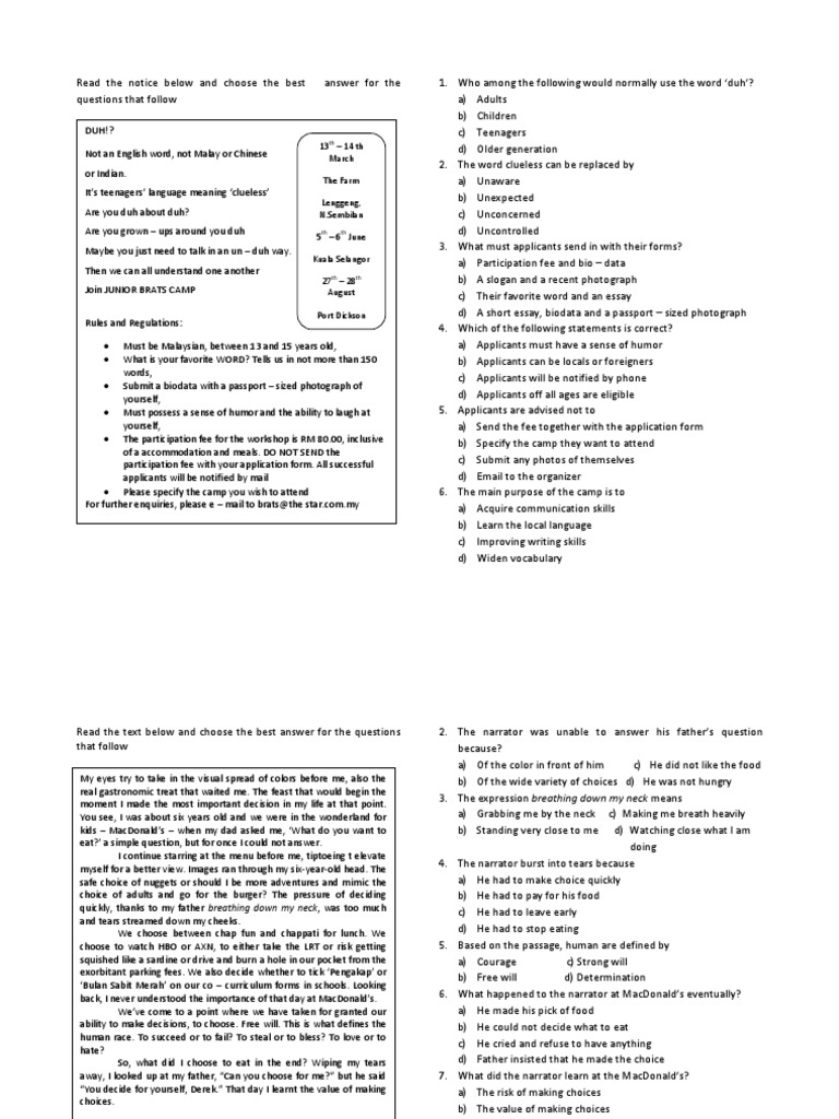 Reading Comprehension | PDF | Carbon Footprint | Trees