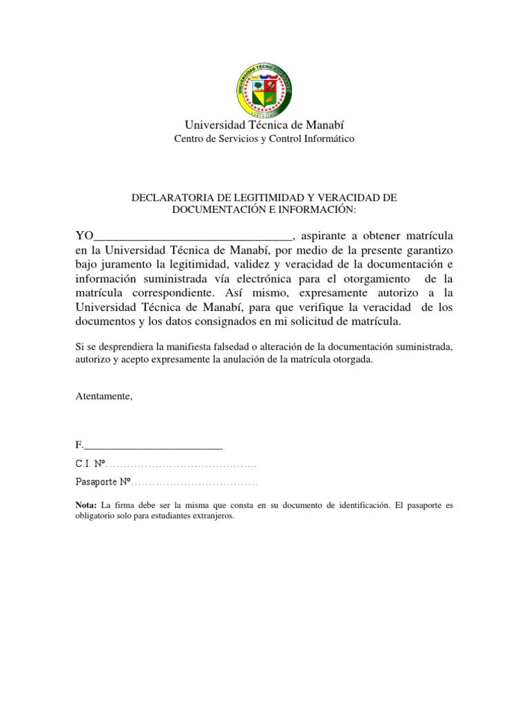 Declaratoria | PDF | Derecho