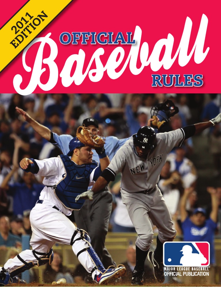 Official Rules of Major League Baseball | PDF | Baseball Field | Games ...