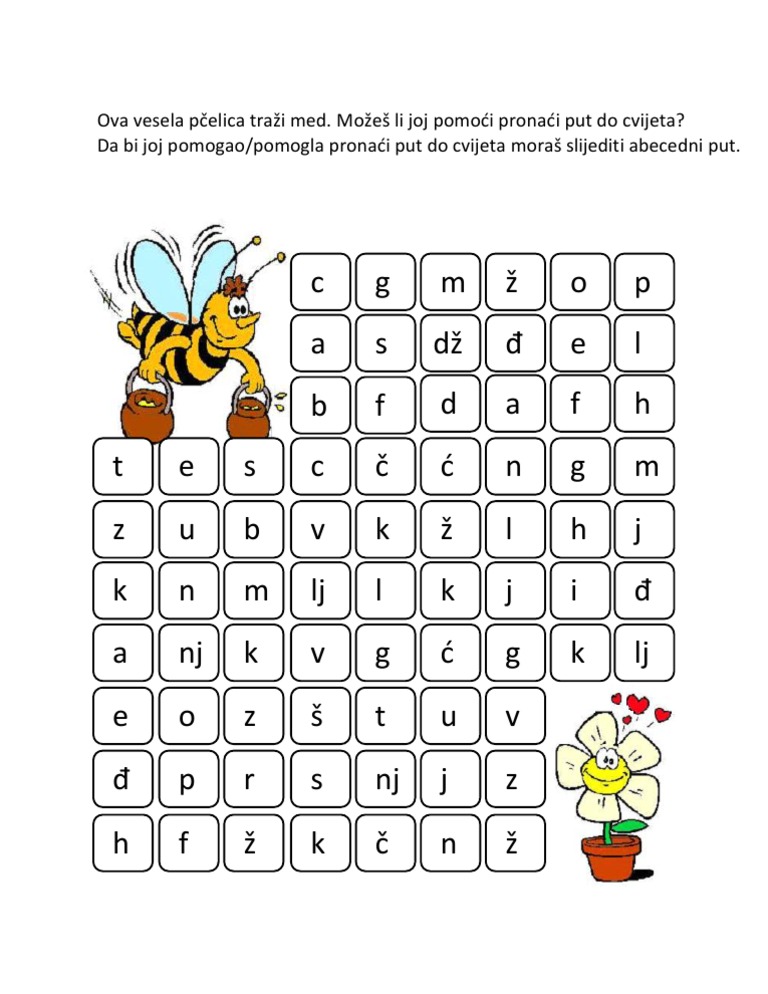 Pcelice Abeceda | PDF