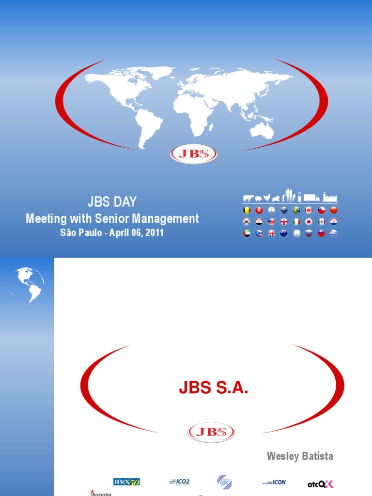 Presentation JBS | PDF | Sustainability | Beef