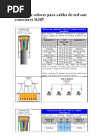 Código de Colores para Cables de Red RJ45 | PDF