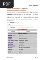 a1 German Test | German Language | Test (Assessment)