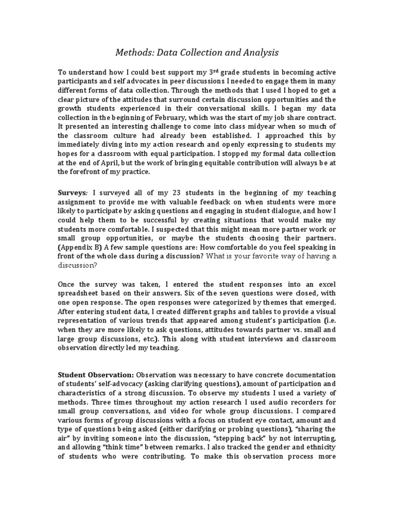 Methods: Data Collection and Analysis: Surveys | PDF | Qualitative ...