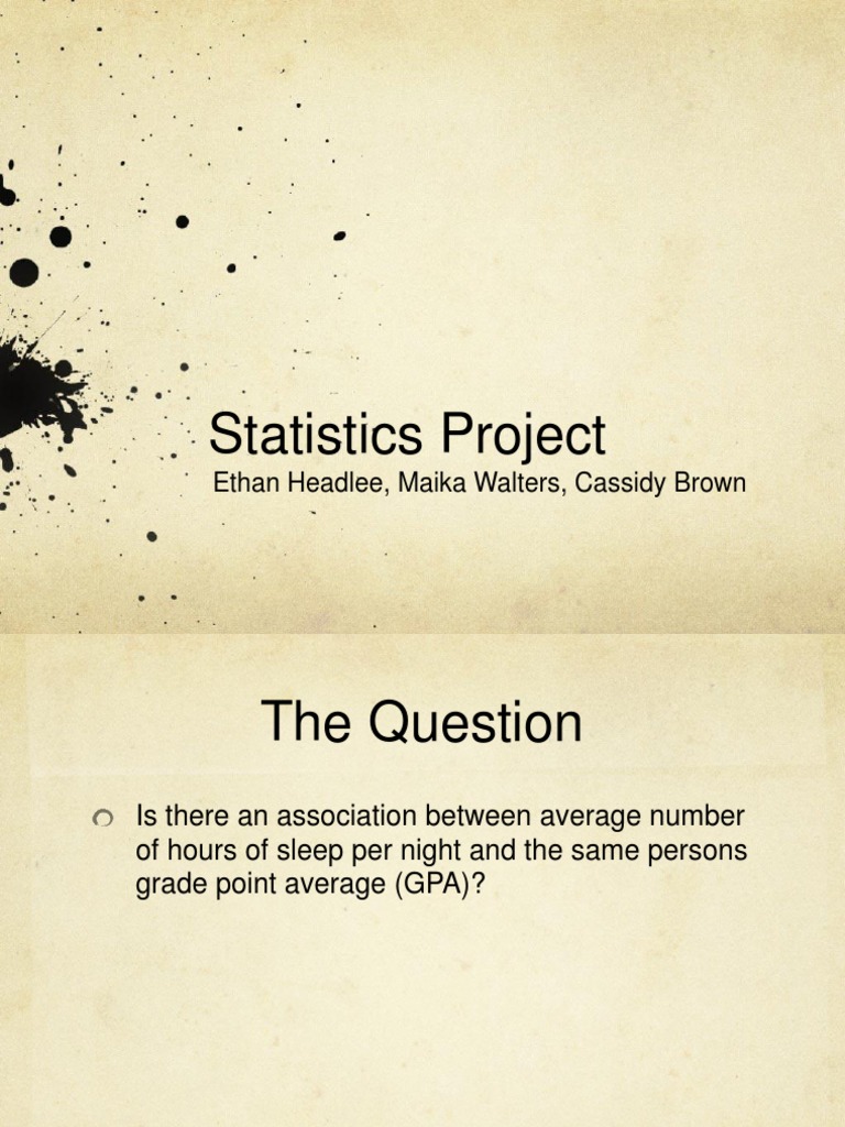 Statistics Project | PDF