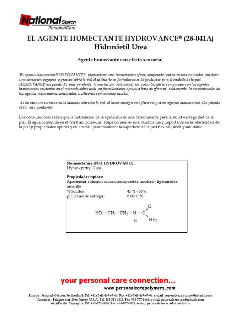 Hydrovance (E) (2008) | PDF | Detergente | Productos cosméticos
