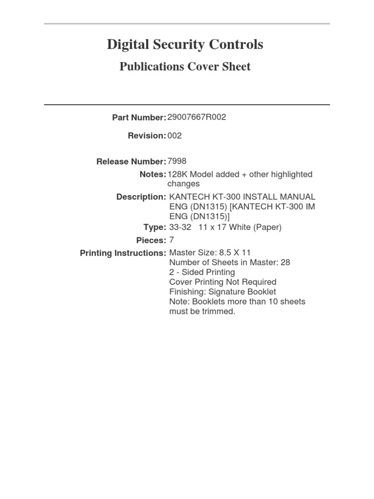 KT 300 Controller Installation Guide LT en | PDF | Relay | Damages