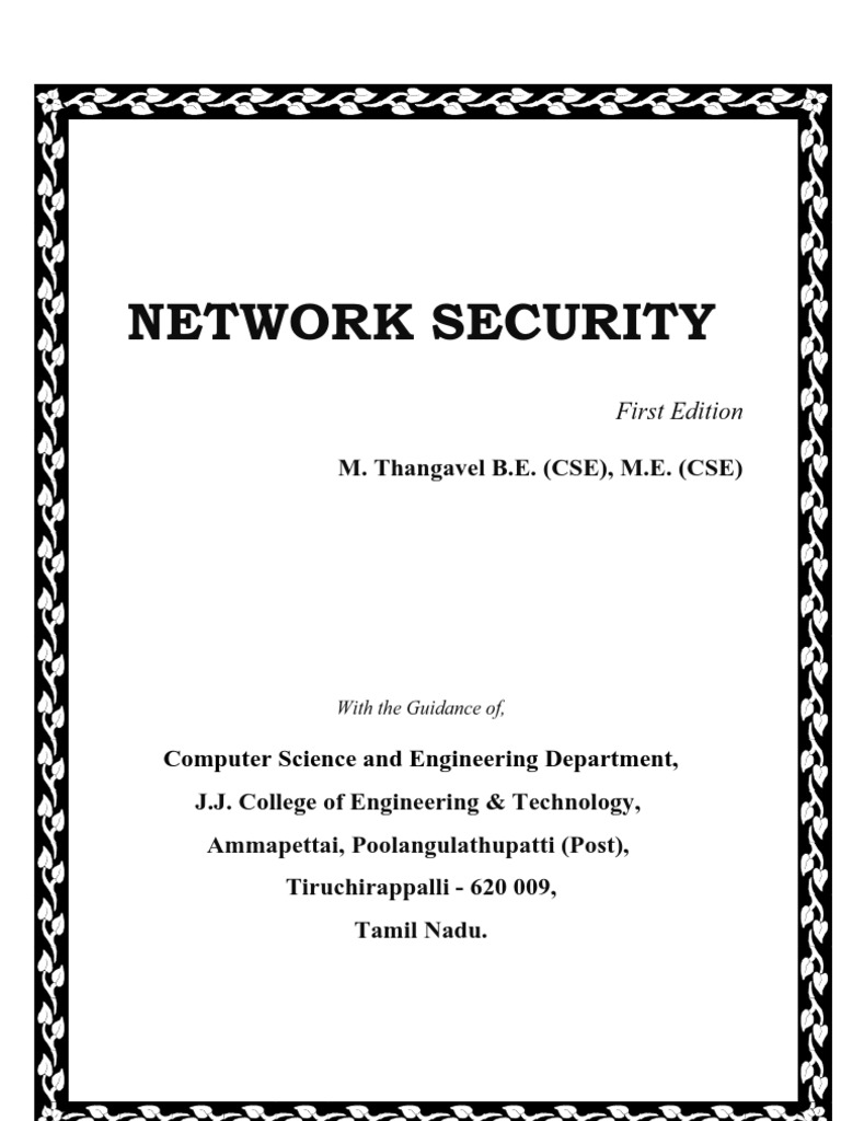Network Security Notes