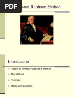 Newton Raphson Method Introduction | PDF | Mathematical Relations | Algorithms